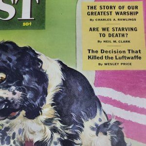 Saturday Evening Post | Art | Sept 945 Post Magazine Boston Luftwaffe ...
